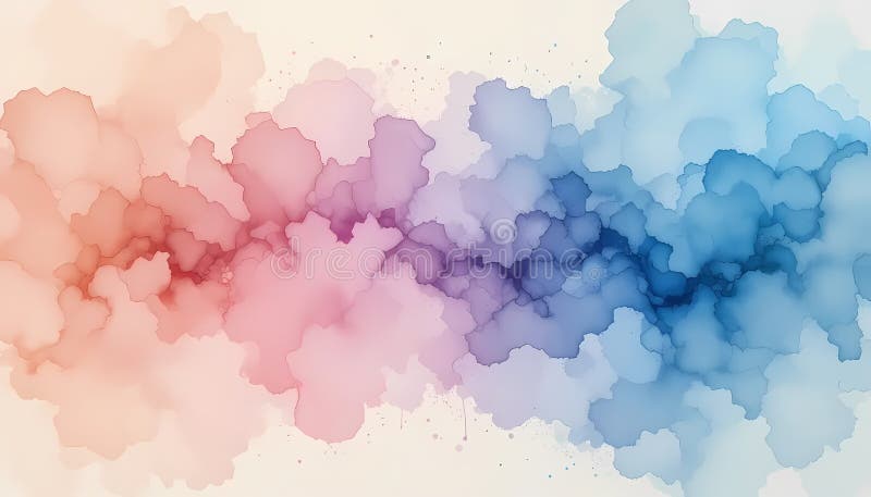 Abstract Ink Wash Painting stock illustration. Illustration of graphic ...