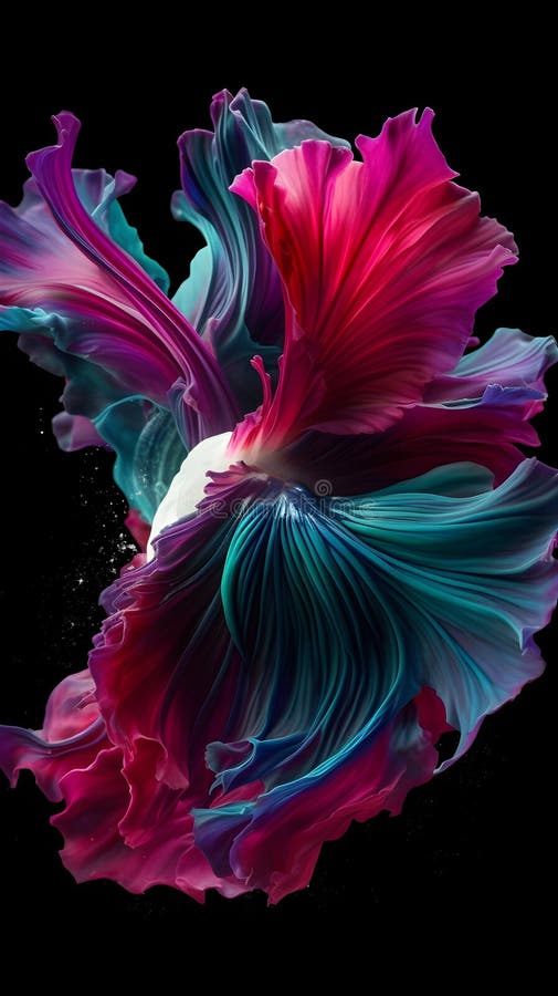 Serene Pastel Wave Background for a Peaceful Desktop Experience Stock ...