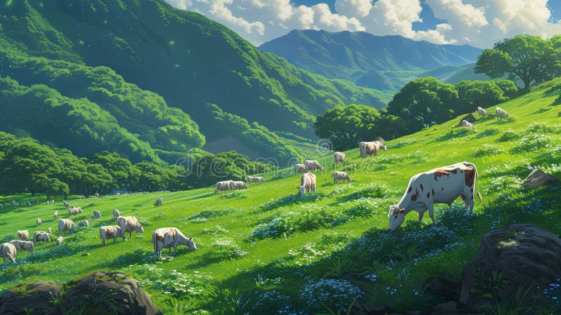 Pastoral Setting Stock Illustrations – 2,902 Pastoral Setting Stock ...