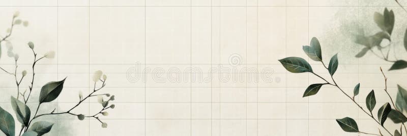 Elegant Planner Layout Featuring Subtle Grid Lines and Minimalistic ...