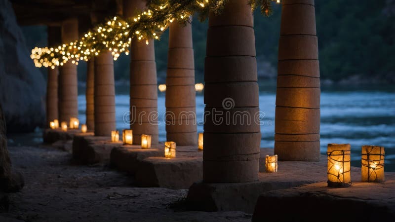 Starlit Colonnade Stock Illustrations – 2 Starlit Colonnade Stock ...