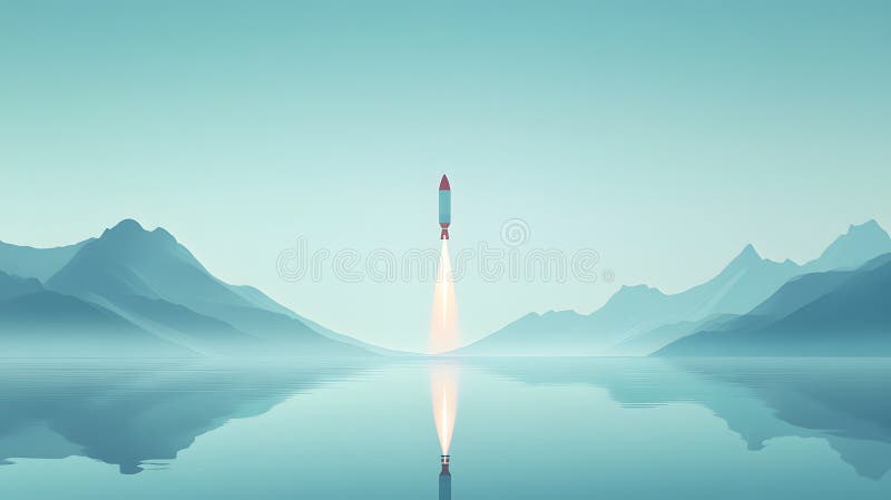 Launch Reflection Stock Illustrations – 2,471 Launch Reflection Stock ...
