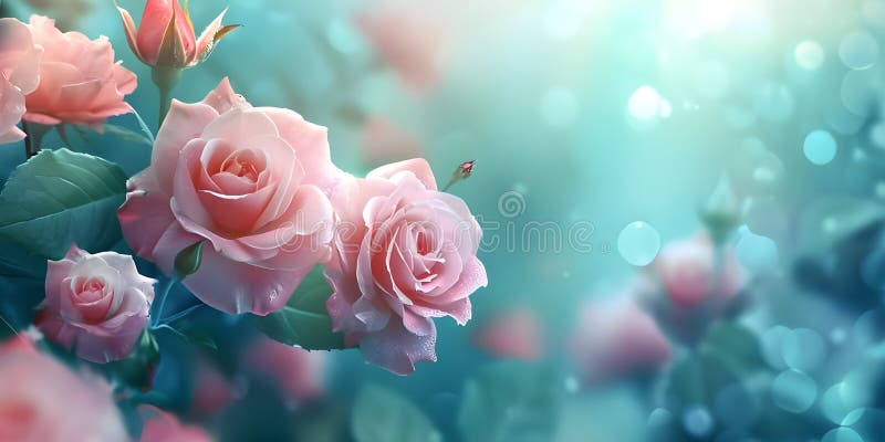 Serene Rosa Flower Setting, Tranquil Rosa Flower Backdrop Background ...