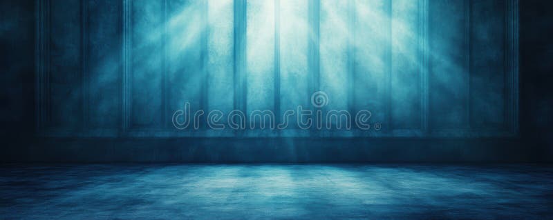 Moonlight Streaming through Gothic Windows, Illuminating Shadows and ...