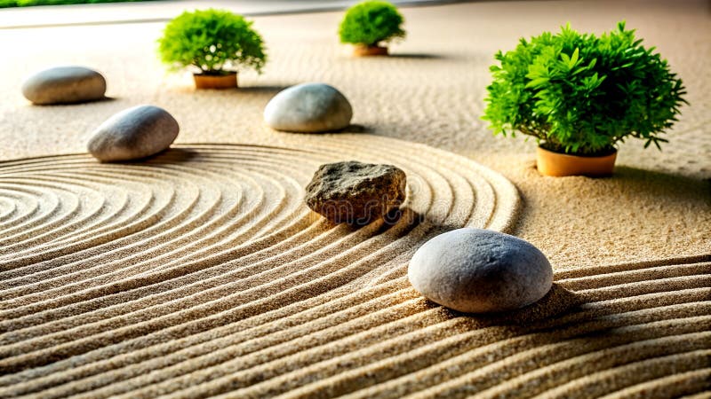 The Serene Simplicity of a Zen Garden a Study in Balance and Harmony ...