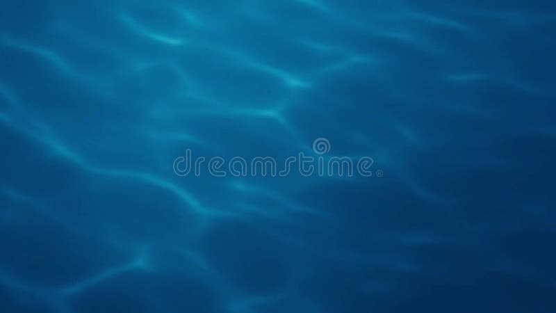 Underwater Light Reflection on Calm Blue Water Surface Stock Video ...