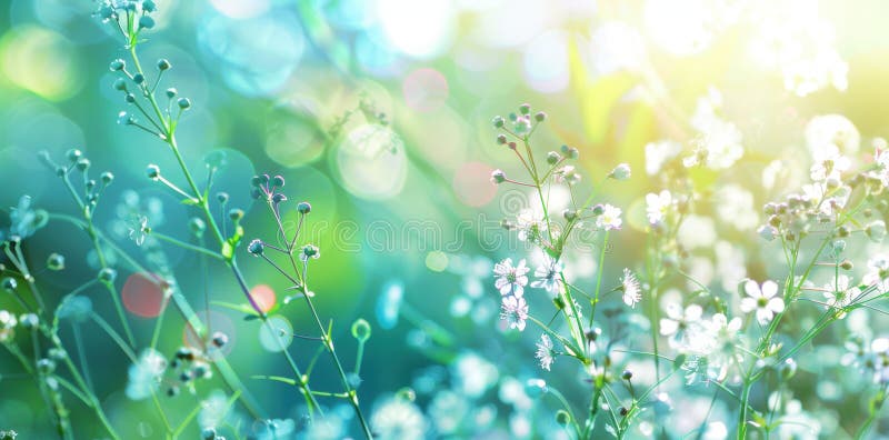 Serene Spring Blooms. Fresh and Vibrant Nature Concept Stock ...