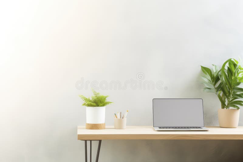 Serene Study Zones stock illustration. Illustration of uncluttered ...