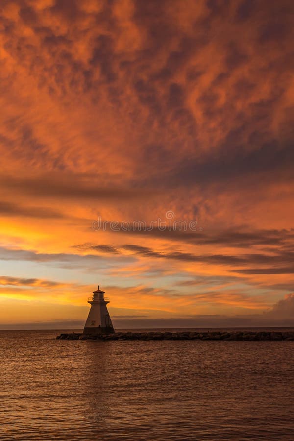 Serene Sunset on Lake Huron Stock Photo - Image of gorgeous, landscape ...