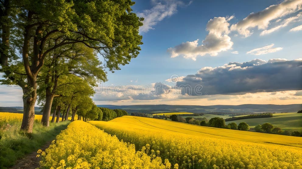 Rolling Rapeseed Stock Illustrations – 299 Rolling Rapeseed Stock ...