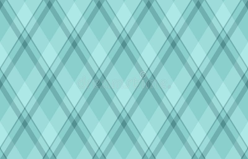 Serene Teal Plaid Pattern. Elegant Geometric Design Ideal for Textile ...