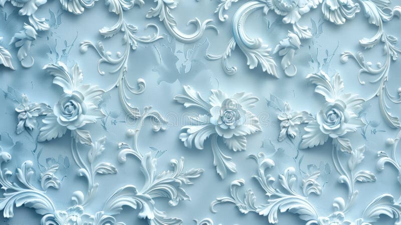 Serene Tranquility. Harmonious Pastel Wallpaper Design Stock ...