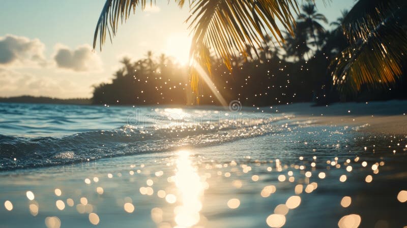 Serene Tropical Beach Escape with Sparkling Waters for the Perfect ...