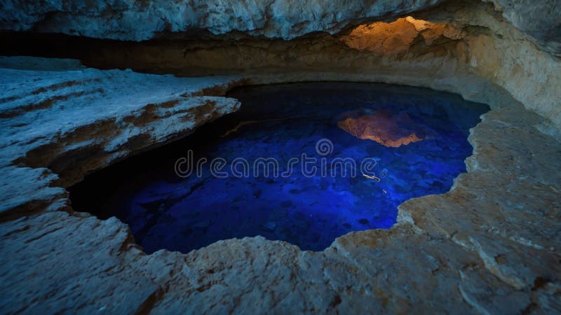 Mysterious Blue Grotto: Underground Cave Pool with Stunning ...