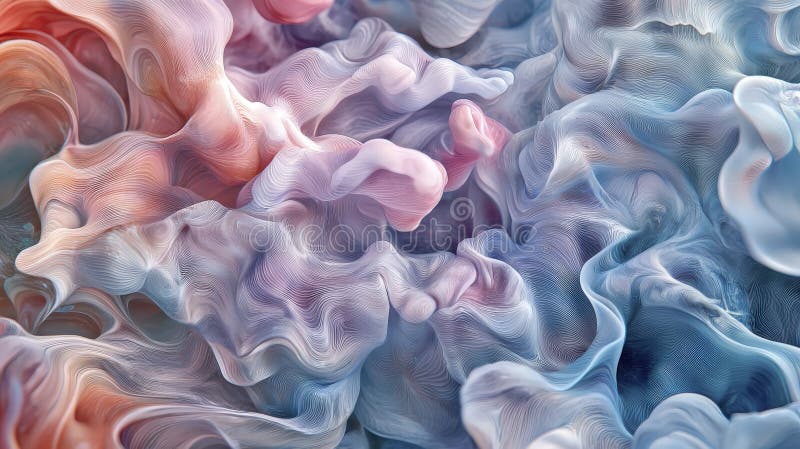 Calming Inflation Impact Visualization Abstract Art Digital Design ...