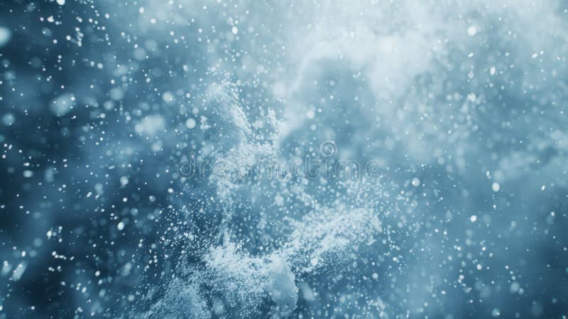 Serene Water Bubbles: Abstract Blue Ocean Depth Texture Background ...