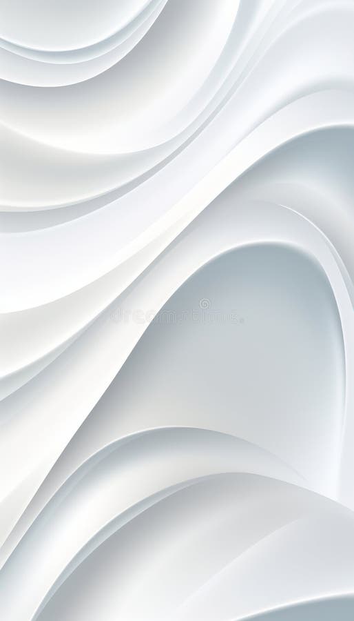 Serene White Abstract Minimalist Background with a Touch of Magic ...