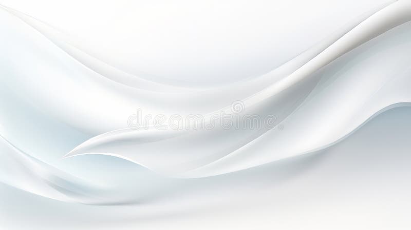 Serene White Abstract Minimalist Delicate Magical Background with Soft ...