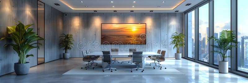 Serenene Virtual Conference Room Setup for Business Meetings and ...