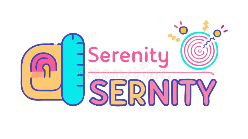 Serenity: Achieving Inner Peace and Calmness, Vector Design Generative ...