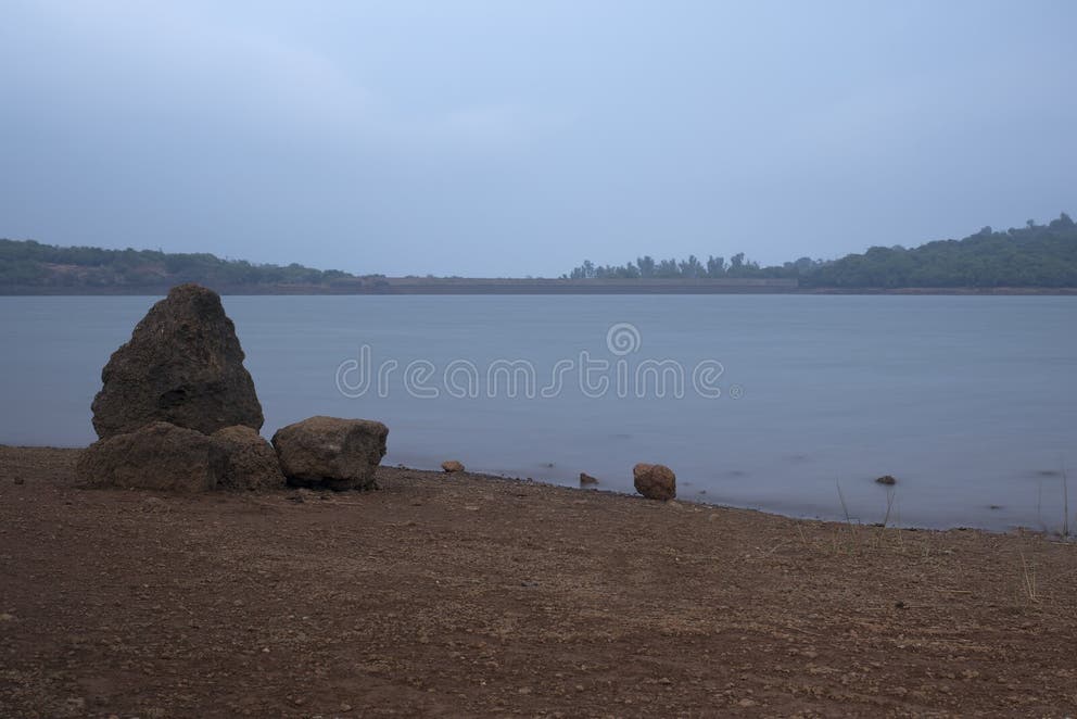 Serenity of lake stock image. Image of desert, calm, serenity - 95713171
