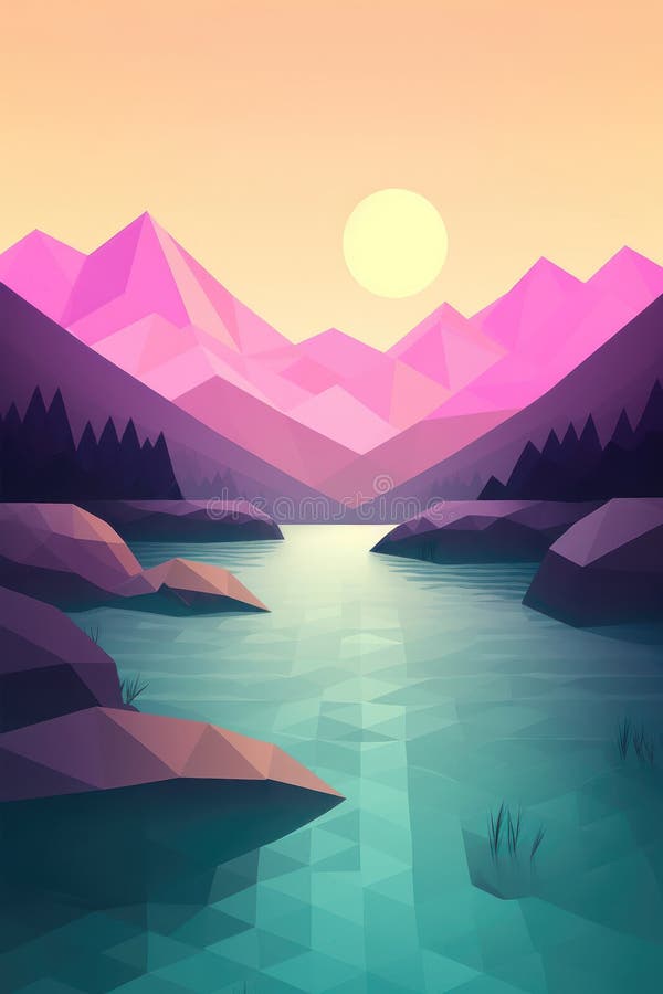 Minimalistic River Stock Illustrations – 4,006 Minimalistic River Stock ...