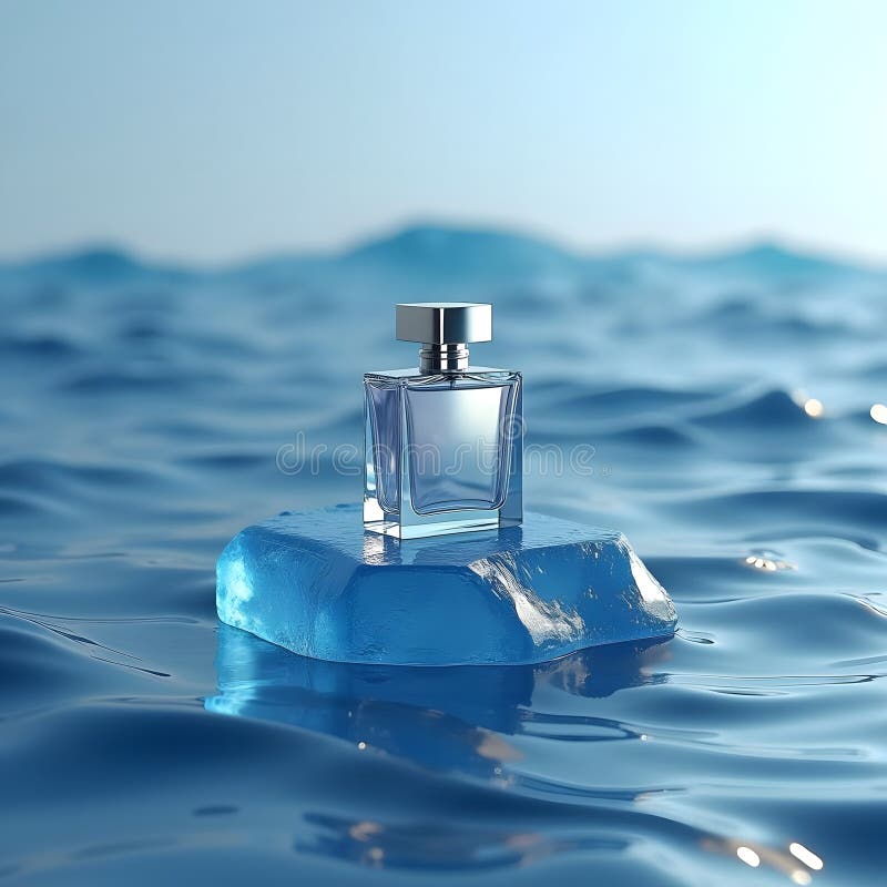 Serenity in Silver: a 3D Digital Rendering of an Elegant Scent Bottle ...