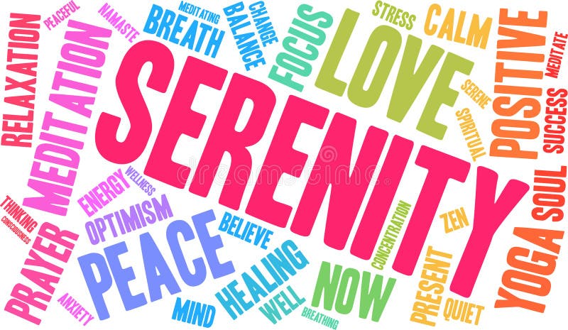 Serenity Word Cloud Stock Illustrations – 366 Serenity Word Cloud Stock ...