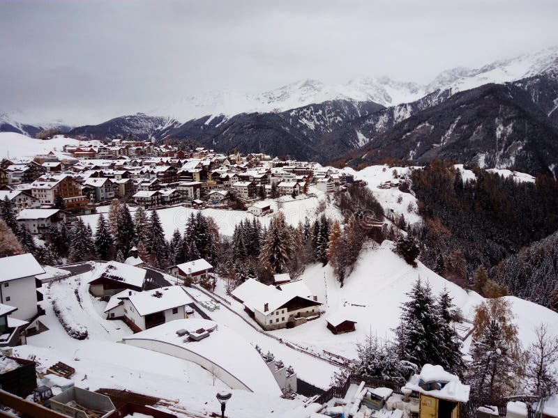 Serfaus stock image. Image of winter, derfaus, austria - 80669003