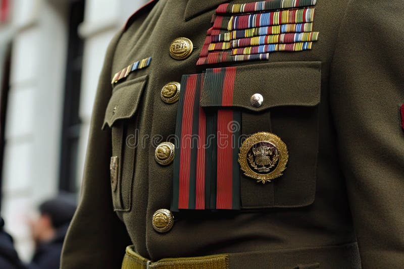 Sergeant at Arms Showcasing Duty Attire with Honors and Decorations ...