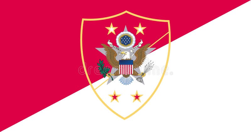 Sergeant Major of the United States Army Flag Vector Illustration ...