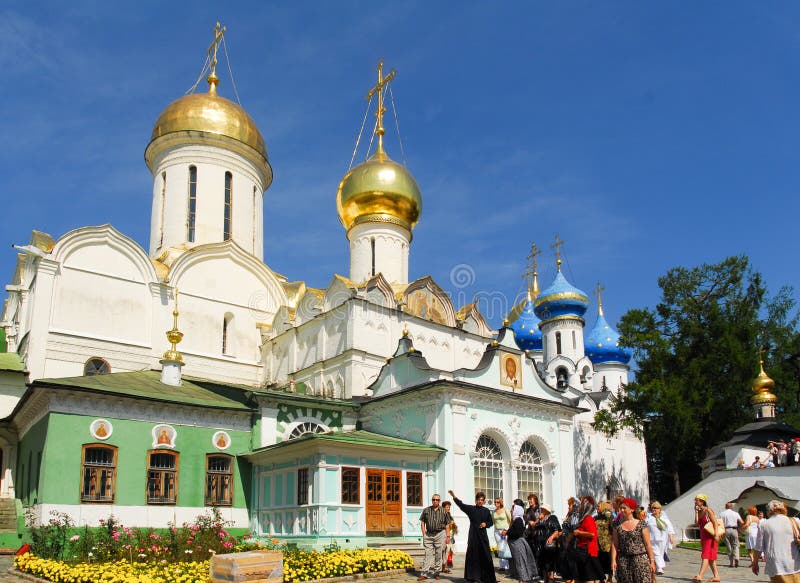 Sergiev Posad - Russia editorial stock image. Image of orthodox - 103683799