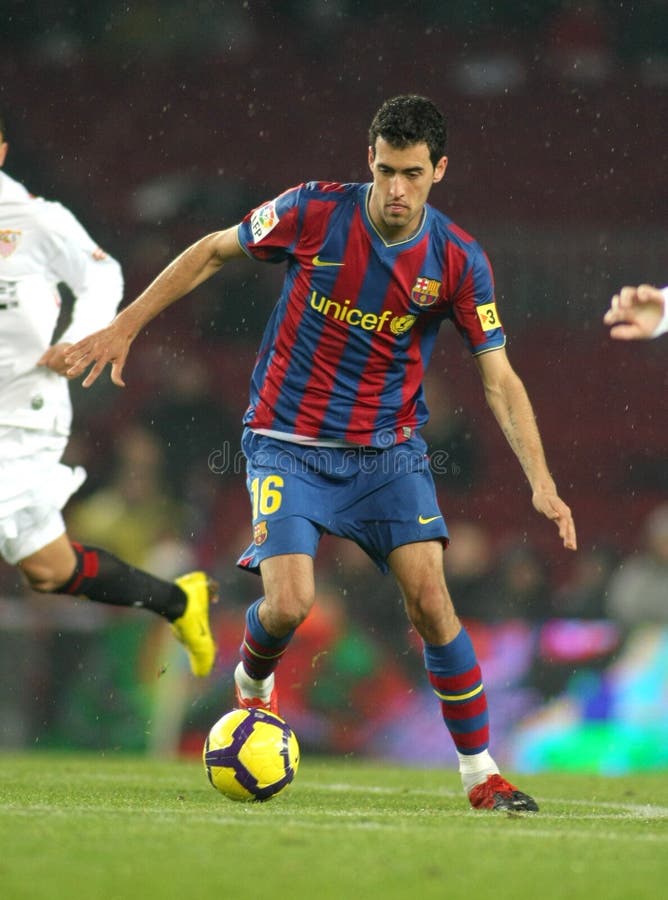 Sergio Busquets De FC Barcelona Fotografia Editorial - Imagem de ...