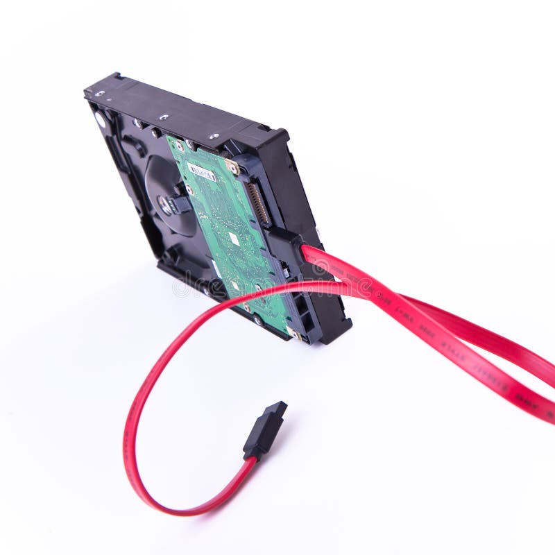 Serial ATA Hard Drive Isolated Stock Image - Image of security ...