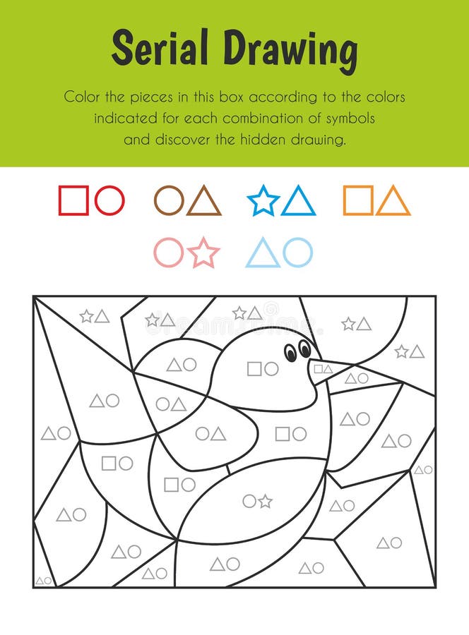 Serial Drawing Educational Sheet. Primary Module for Attention and ...