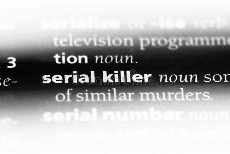 Serial killer stock image. Image of serial, text, printed - 126618311