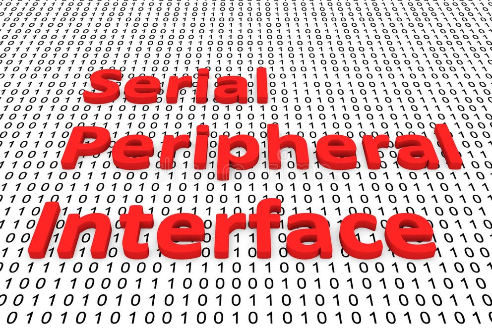 Serial Peripheral Interface Stock Illustration - Illustration of online ...