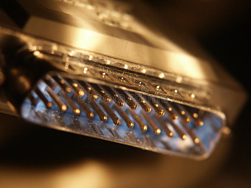 Serial plug stock image. Image of female, computer, plug - 126141