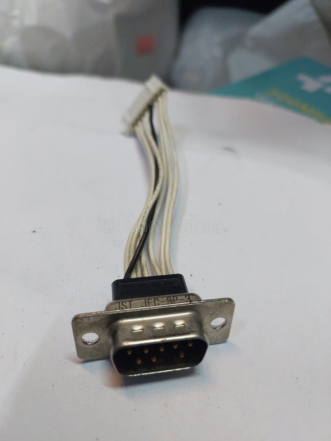 Serial Port Cable Printer Passbook Stock Image - Image of printer ...