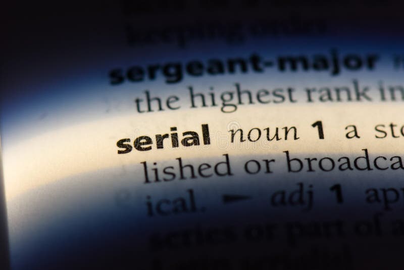 Serial stock image. Image of dictionary, writing, printed - 126618405