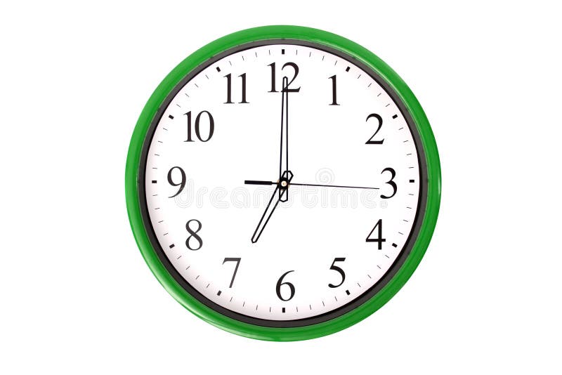 Serie d'horloge - 7 heures photo stock. Image du indicateurs - 32938806