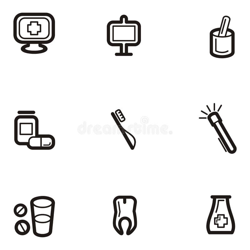 Agitar Bien Antes De Usar El Conjunto De Iconos. Frasco Agitador ...