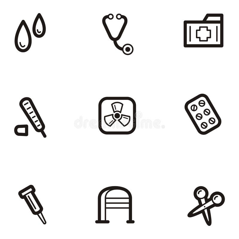Serie Normale Dell'icona - Medicina Illustrazione Vettoriale ...