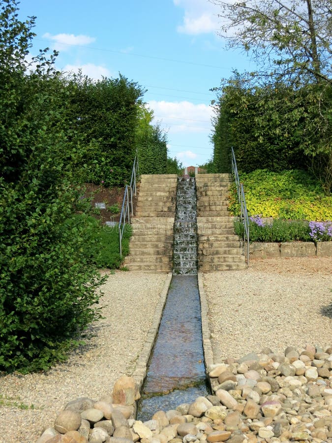 Serie Waterfall between Steps 3 Stock Image - Image of serie, flows ...