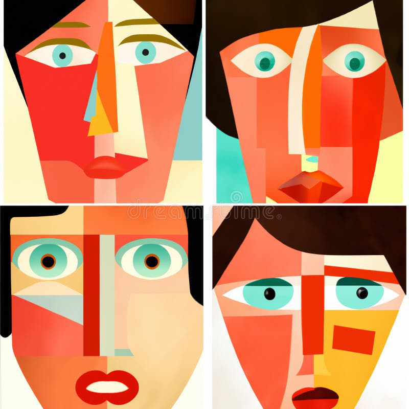 Cubist Collage Stock Illustrations – 68 Cubist Collage Stock ...