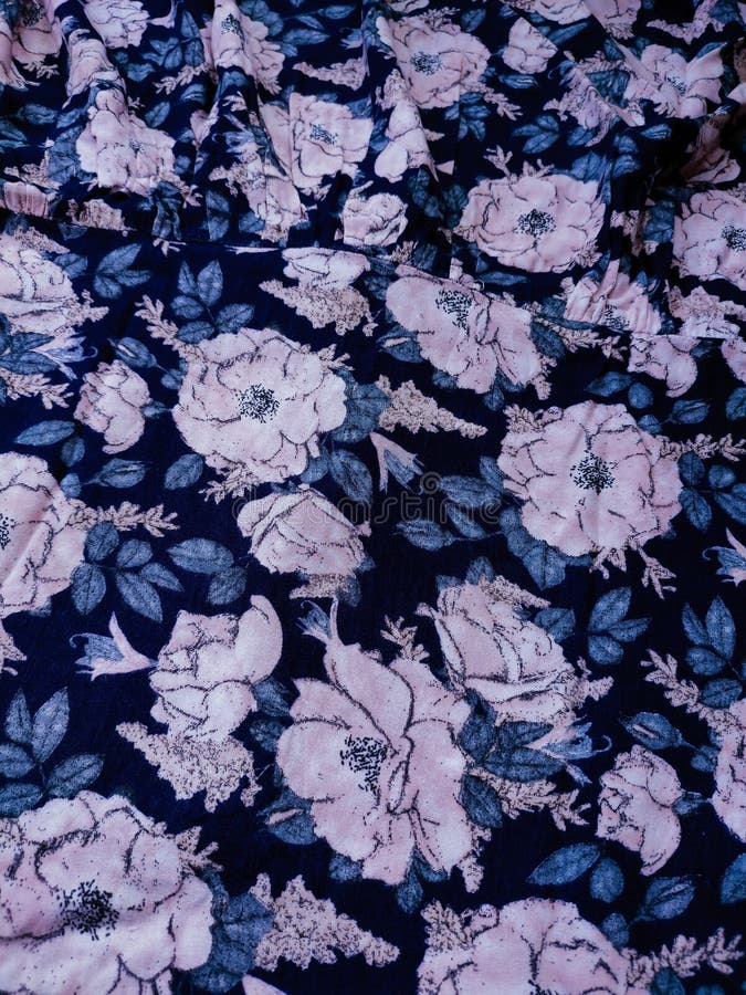 A Series of Abstract Multi-colored Rose Flower Patterns in Medium Color ...