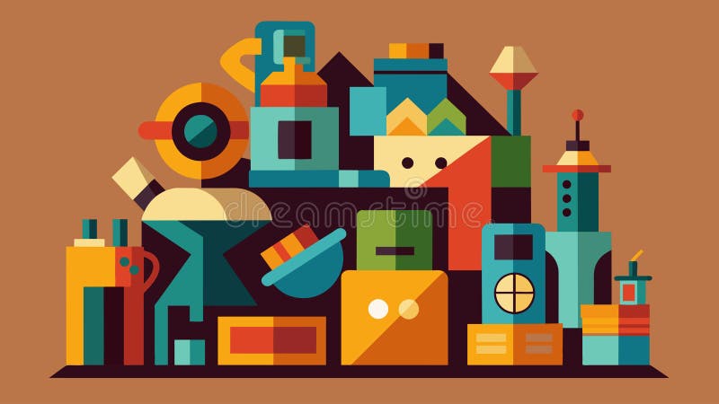 A Series of Abstract Sculptures Made Entirely of Discarded Objects ...