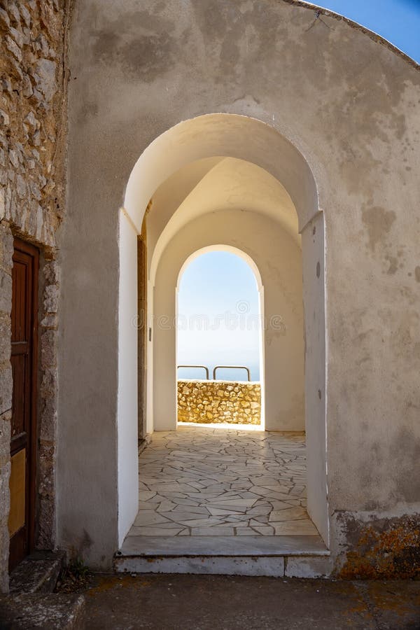 A Series of Arches in an Old, Weathered Building Stock Photo - Image of ...