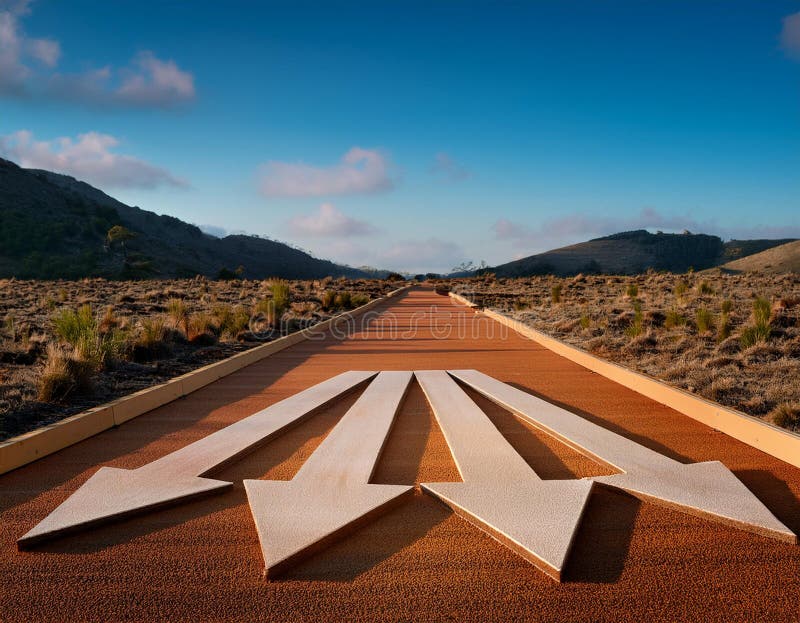 Series of Arrows Converging into One, Representing Leadership Aligning ...