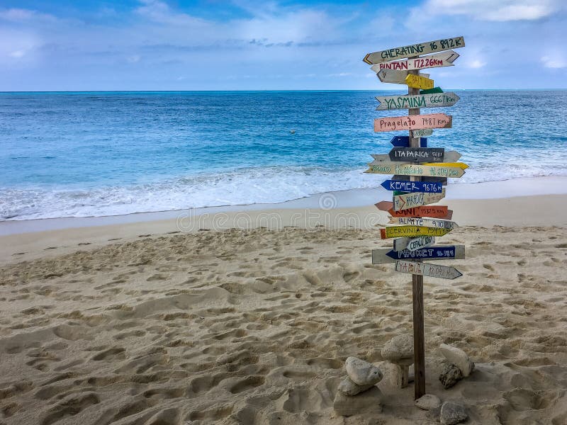 A Series of Arrows Showing Distances Stock Image - Image of rest ...